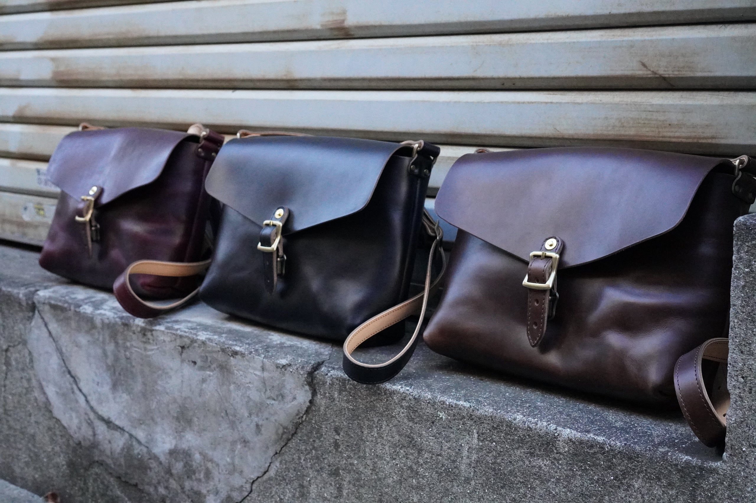 Large Classic belt shoulder | BUTCHER CUSTOM LEATHER WORKS.